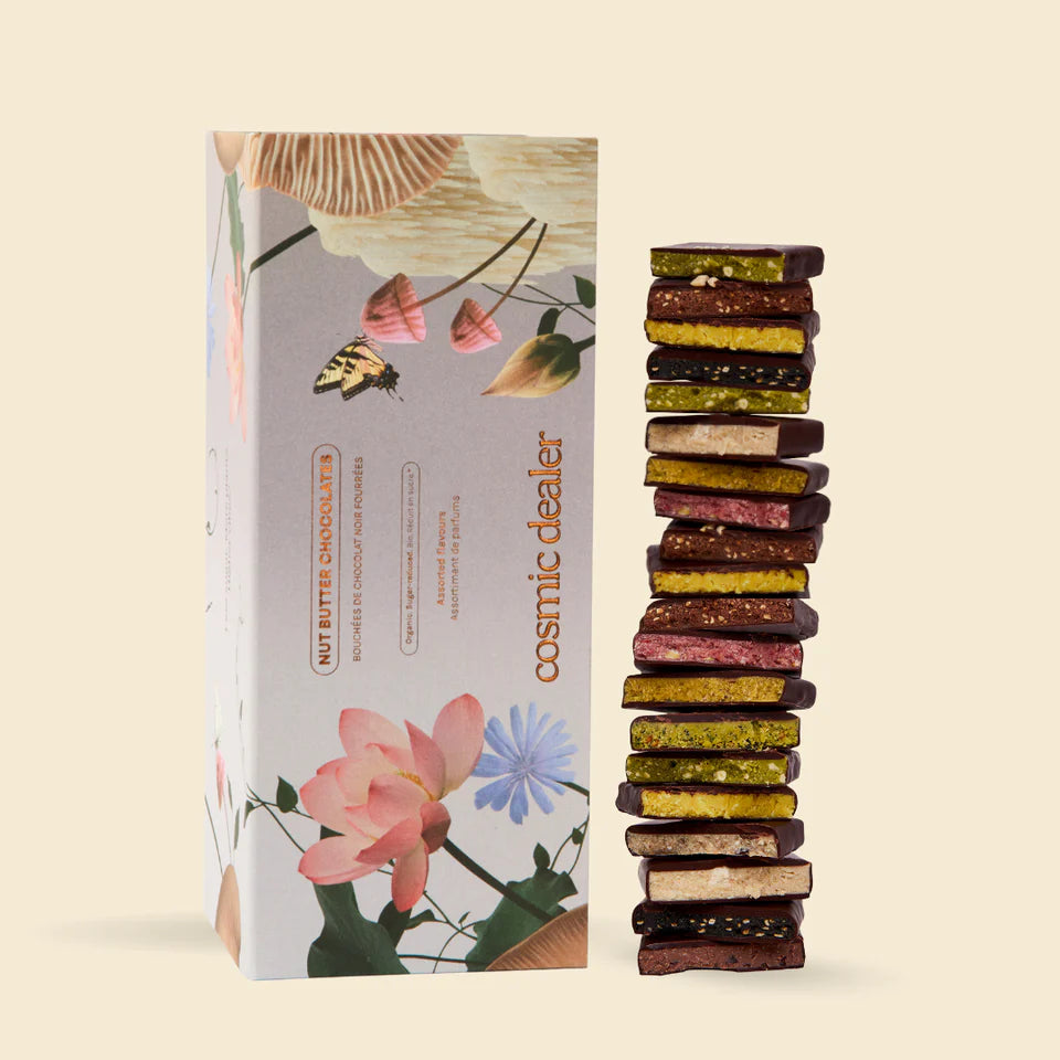 Cosmic Dealer | Botanical Box (20 Stk.) | Vegane Chakra Schokolade